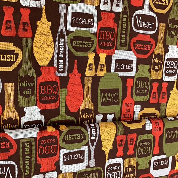 Condiments #CX-5295 | Michael Miller - 1/2 Metre – Fabric Mouse Sewing ...