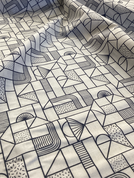 Geometric Forme D#411 | Lewis & Irene - 1/2 metre – Fabric Mouse Sewing ...