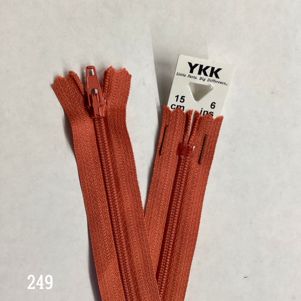 YKK Nylon Dress and Skirt Zip 15cm 6inch: (249) BX5 – Fabric Mouse ...