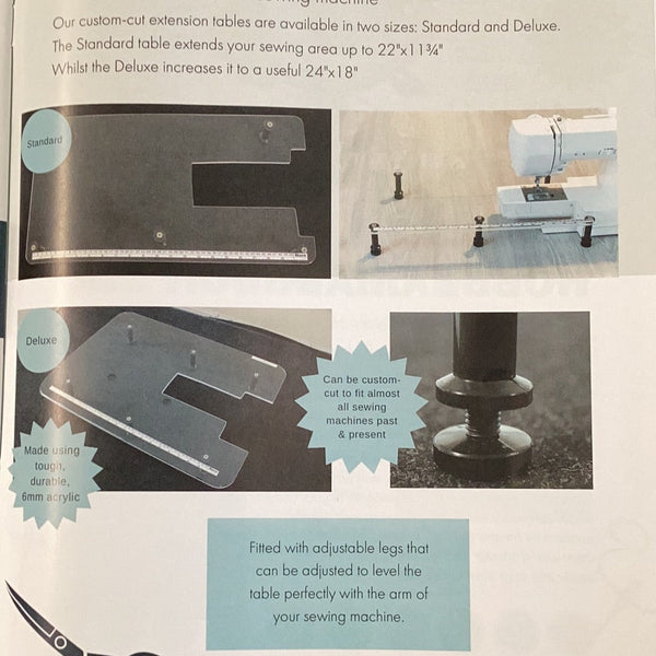 Deluxe Horn Extension Table – Fabric Mouse Sewing Machines
