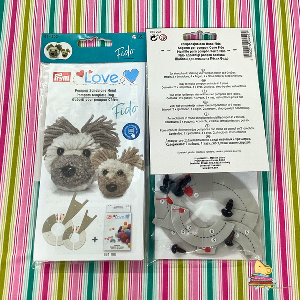 Prym Pompom Dog Template Fido – Fabric Mouse Sewing Machines